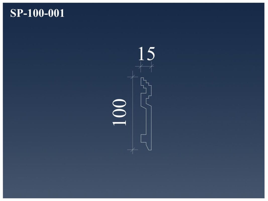 SP - 100 - 001 - Boyanabilir Poliüretan Süpürgelik » Polipiyer